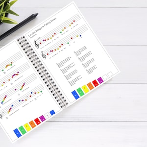 Easy Songs - 8-note Xylophone Songbook - Etsy