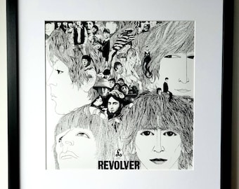 Beatles Framed Album Cover - Etsy