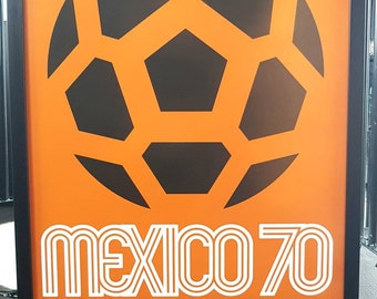 World Cup Poster 1970 - Etsy