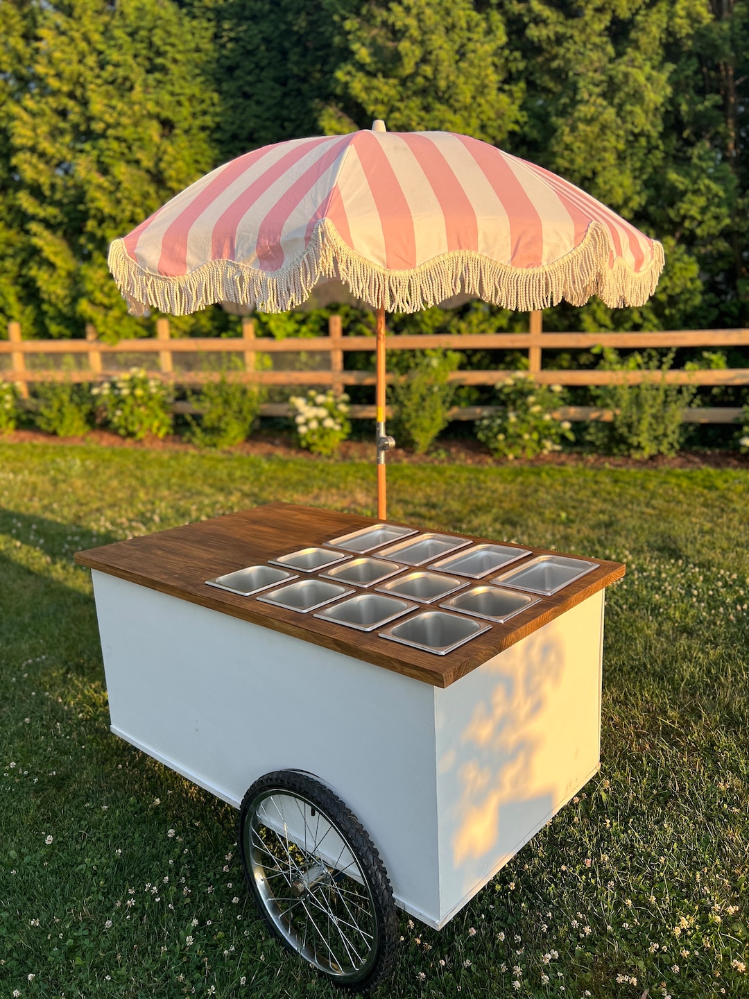 Collapsible Snack Bar Wedding Bar Event Bar Flower Bar Snack Cart ...
