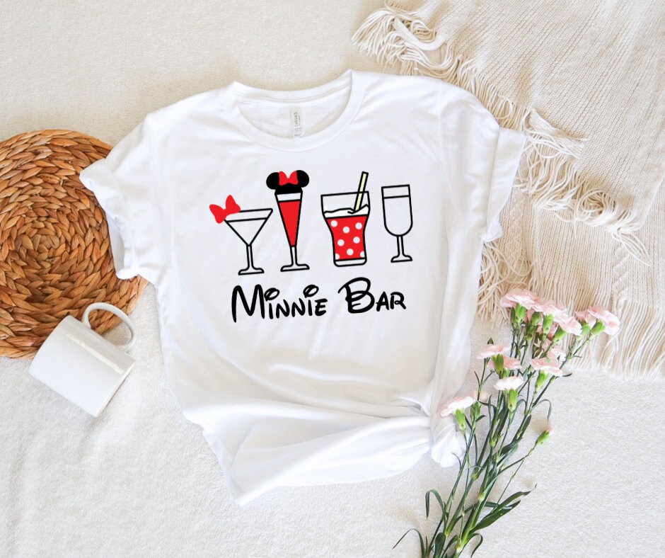 Minnie Bar Shirt, Disney Shirts, Drinking Shirts, Drinking Around the ...