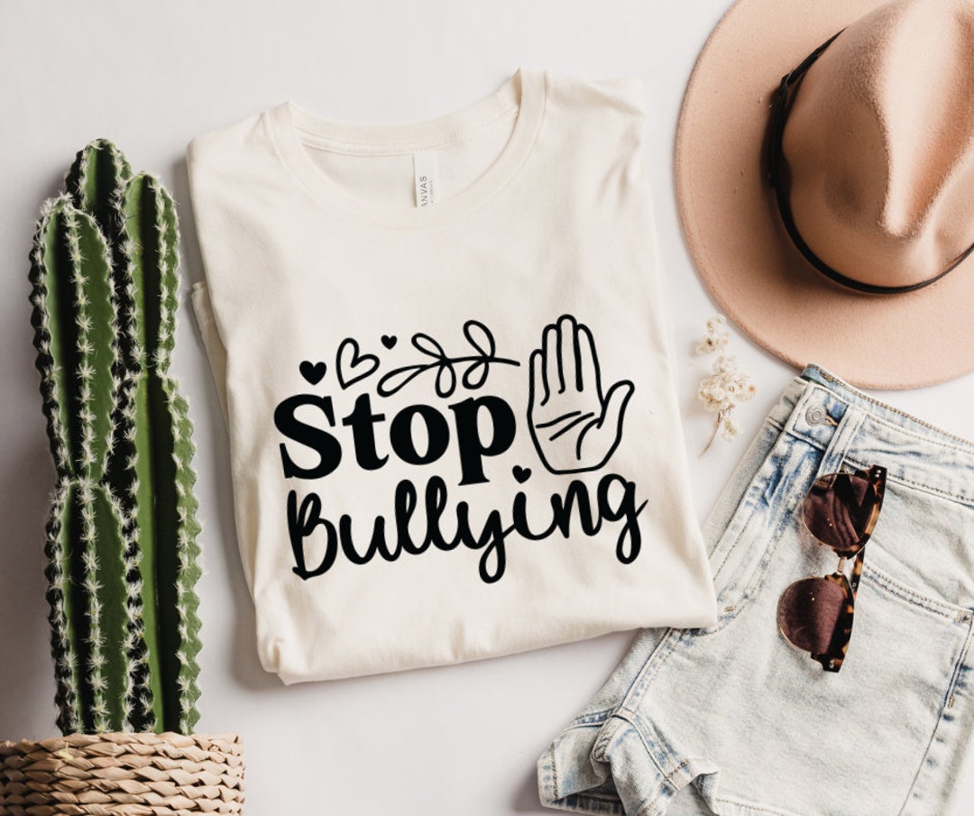 Anti Bullying Stop Bullying T-shirt School Pink Shirt Day Tshirt ...