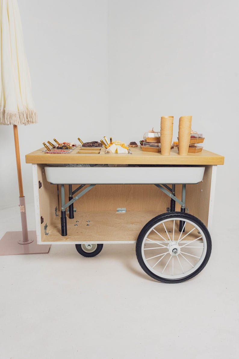 Collapsible Event Bar Cart | Wedding, Charcuterie, Mimosa, Flower ...