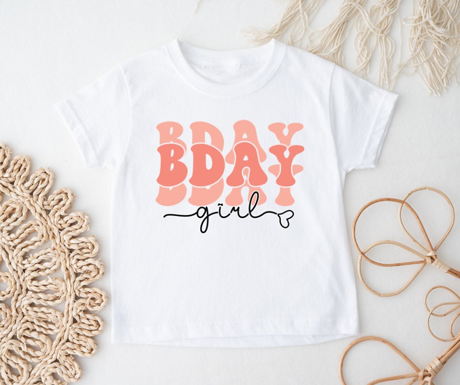 Toddler Birthday Girl Shirt, Girls Birthday Party Shirt Birthday Girl ...