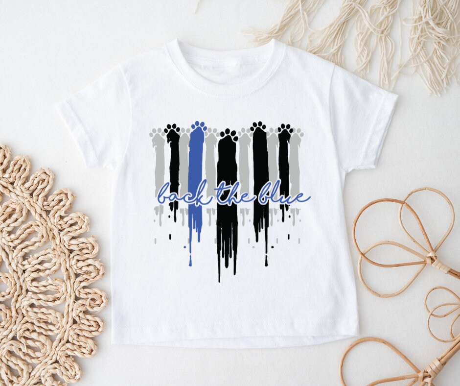 Baby Short Sleeve Onesie® Toddler Mommy and Me, Back the Blue Tshirt ...