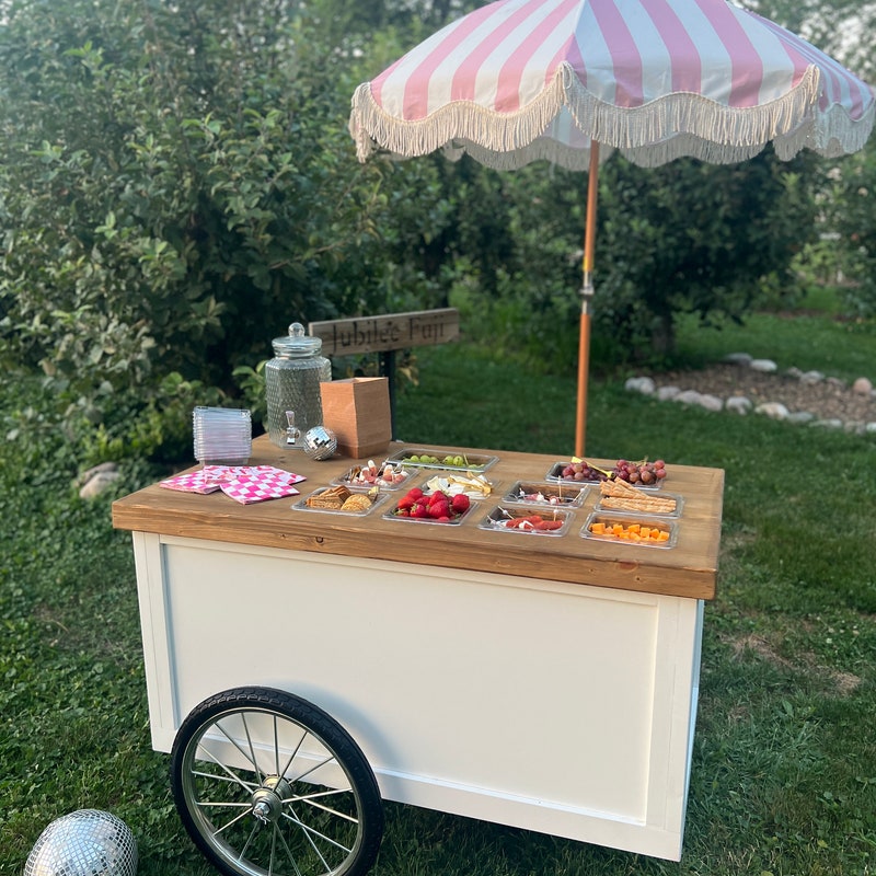 Mobile Charcuterie Cart - Etsy