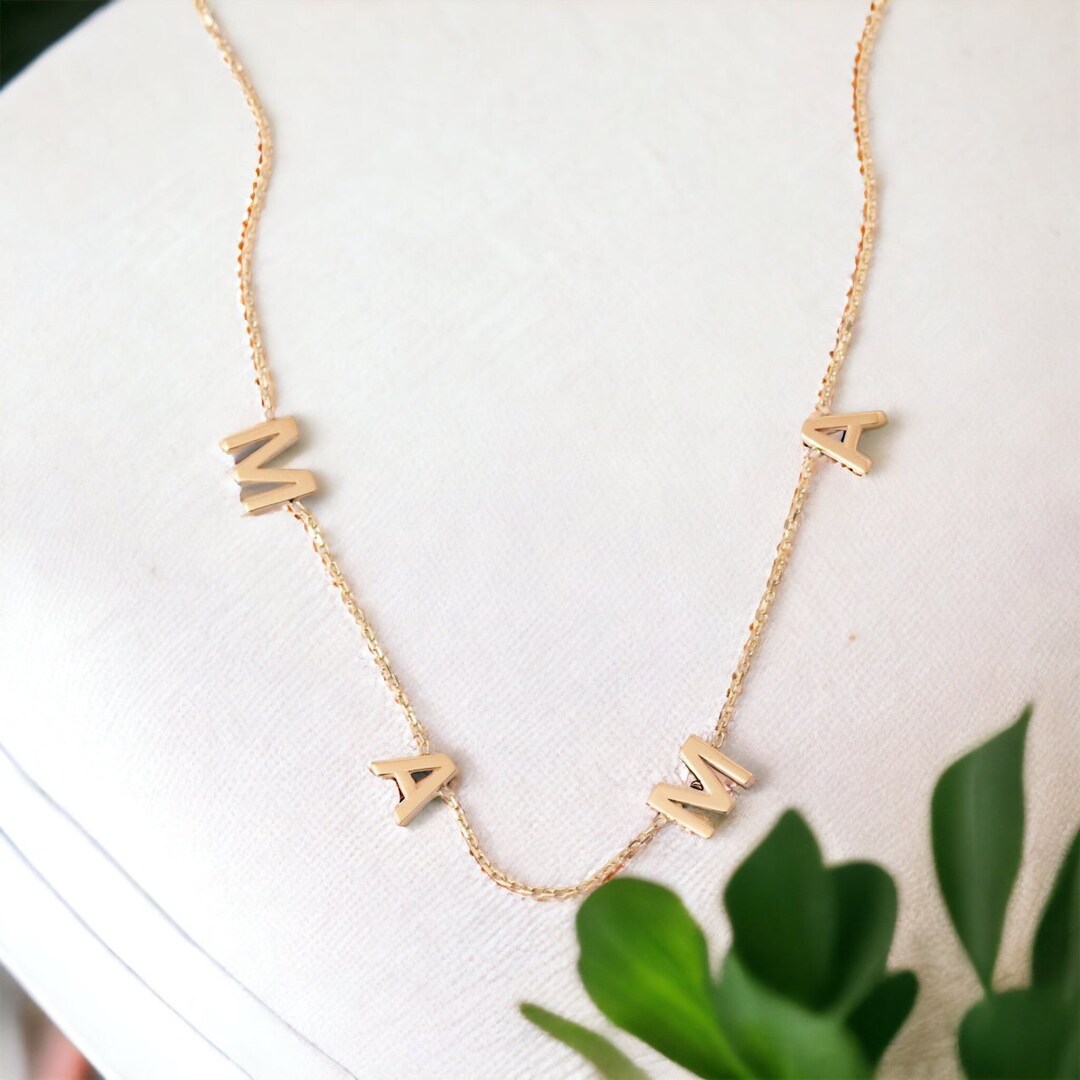 MAMA Necklace for Women Handmade Personalized Gift From Daughter New ...