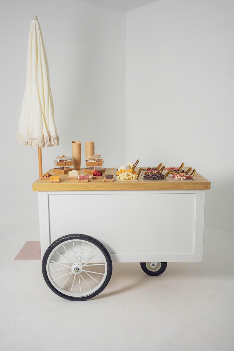Collapsible Event Bar Cart | Wedding, Charcuterie, Mimosa, Flower ...