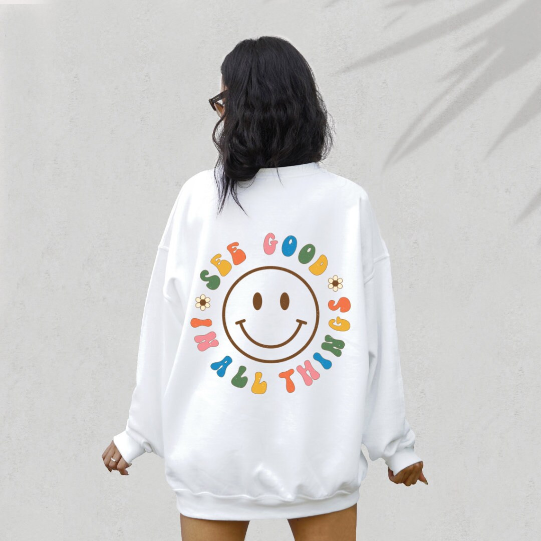 Choose Kindness Double Sided Crewneck Sweatshirt, Retro, Aesthetic ...
