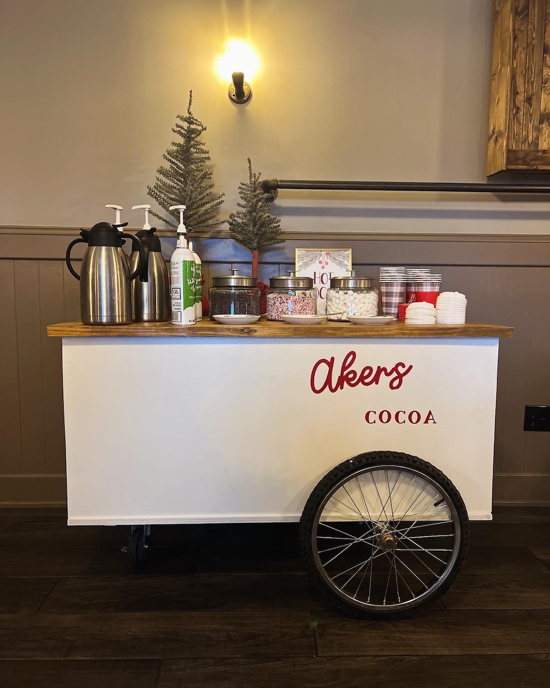 Collapsible Bar Wedding Bar Event Bar Flower Bar Snack Cart Charcuterie ...