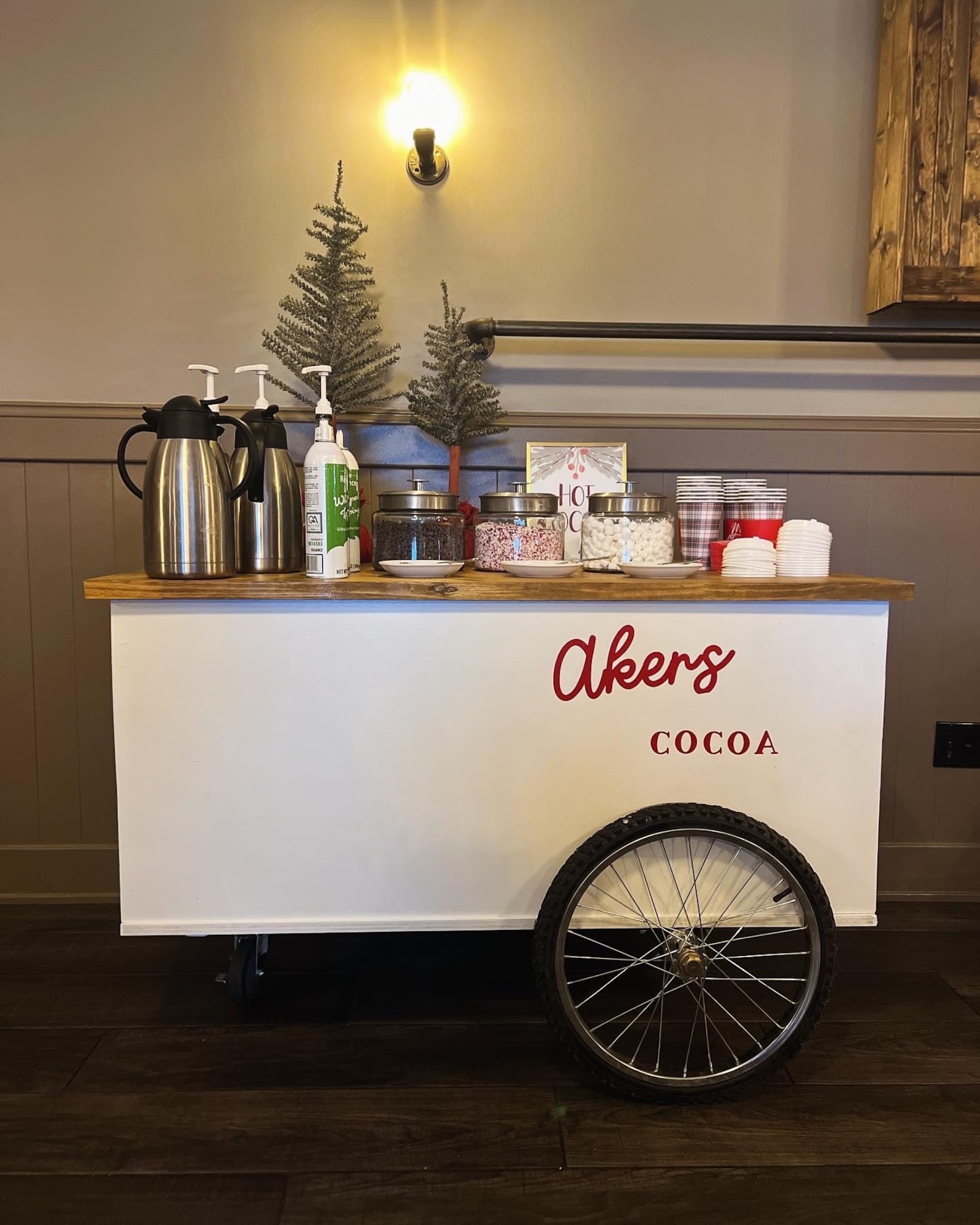 Collapsible Bar Wedding Bar Event Bar Flower Bar Snack Cart Charcuterie ...