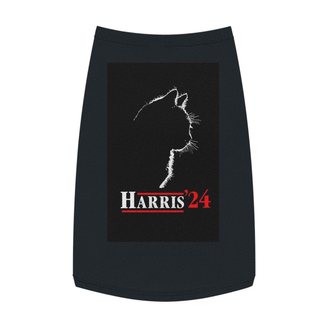 Kamala Harris 2024 Pet Tank Top Cats for Kamala - Etsy