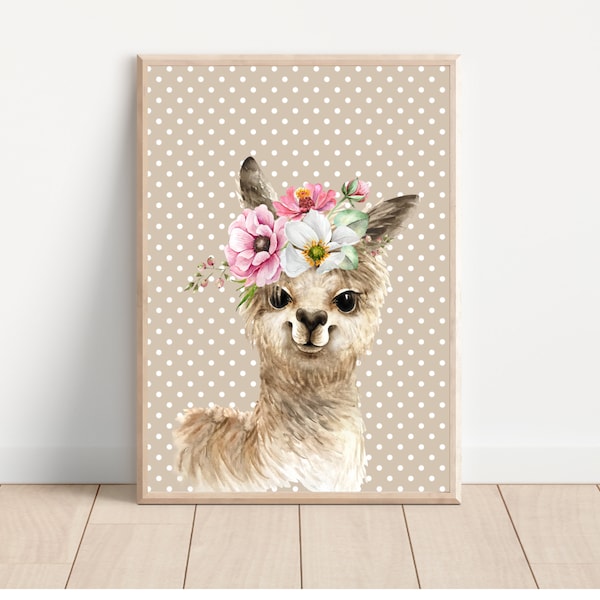 Llama Nursery Decor - Etsy