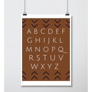 Alphabet Poster | Alphabet Print | ABC Sign | Boho Playroom Sign ...