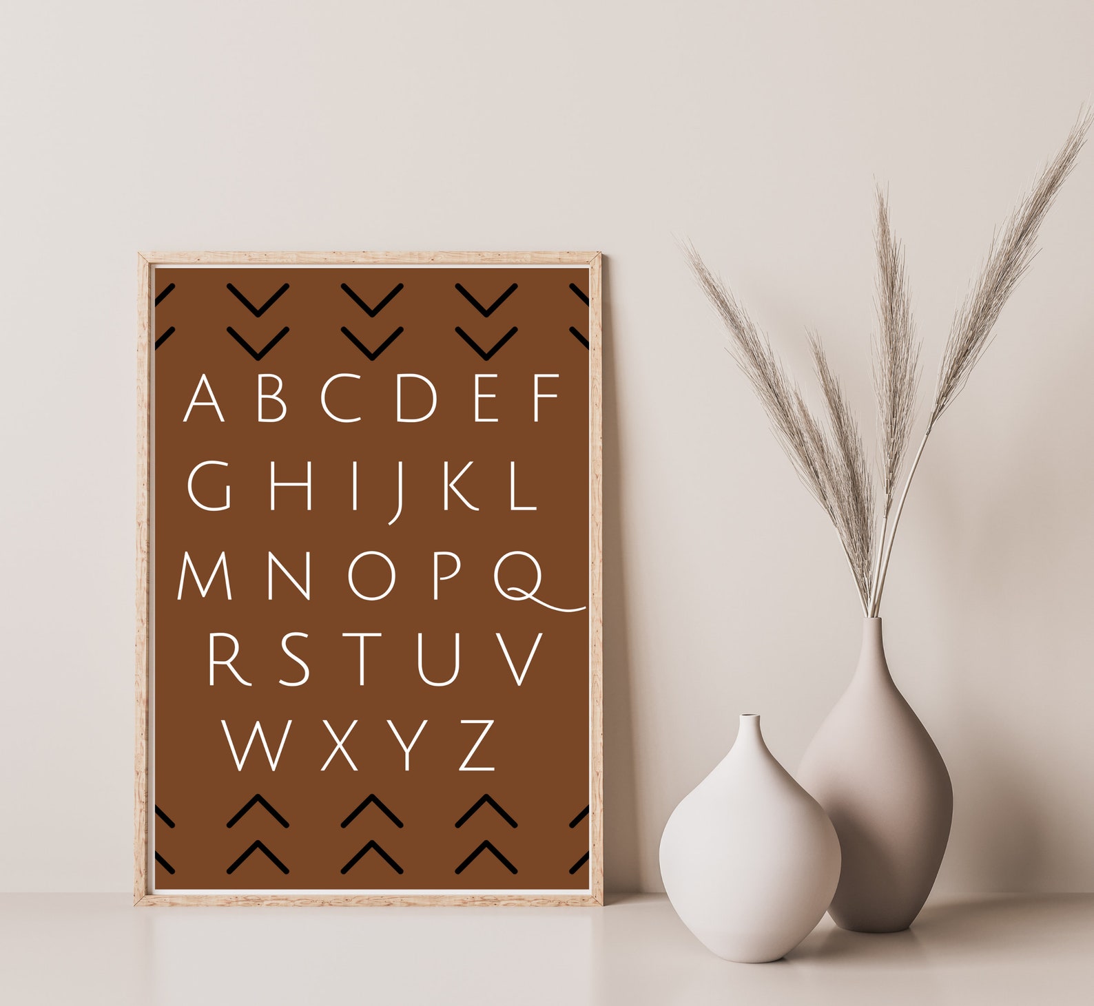 Alphabet Poster | Alphabet Print | ABC Sign | Boho Playroom Sign ...