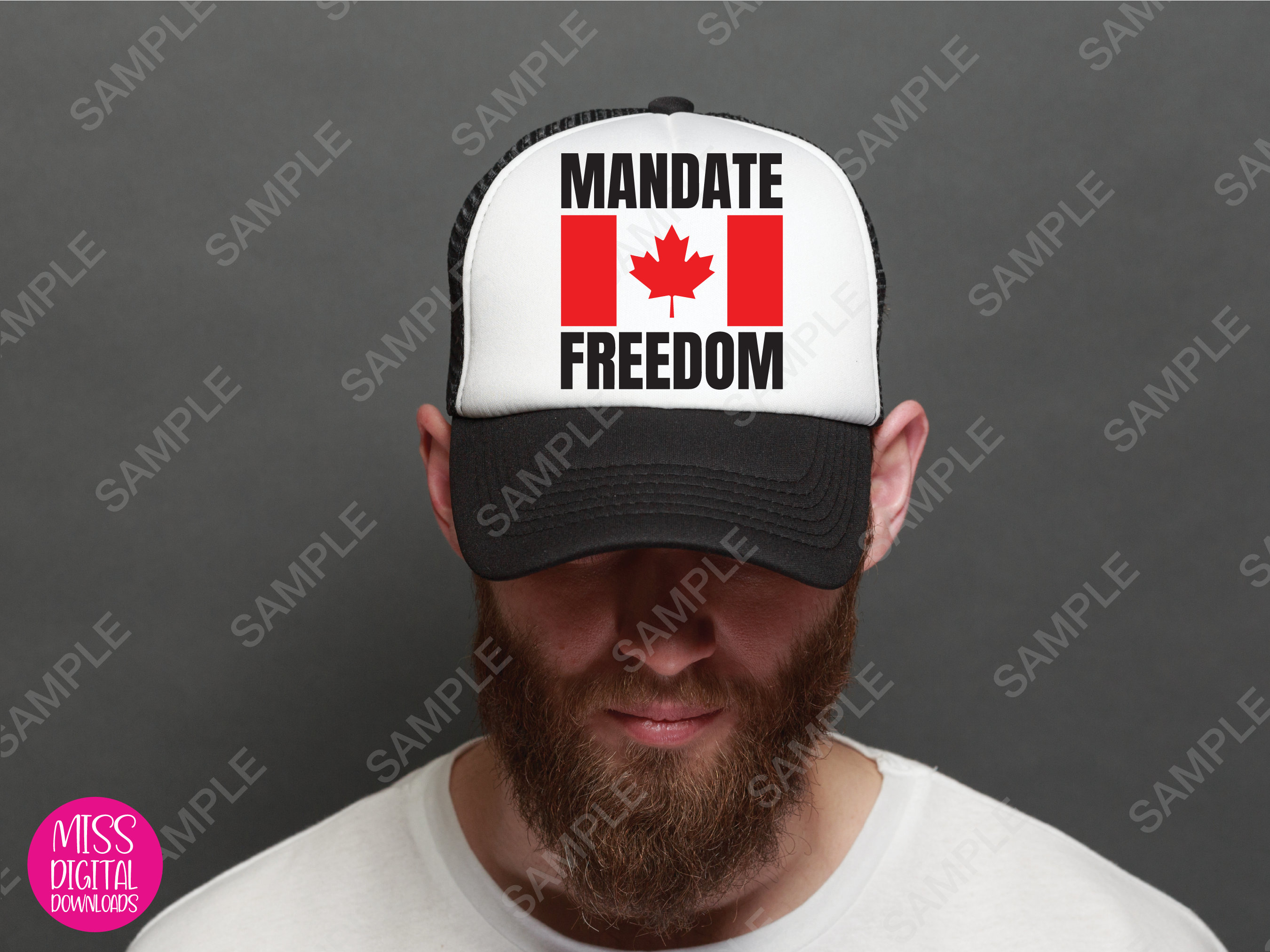 Mandate Freedom, SVG & PNG Bundle, Digital Download, Canada Flag, End ...