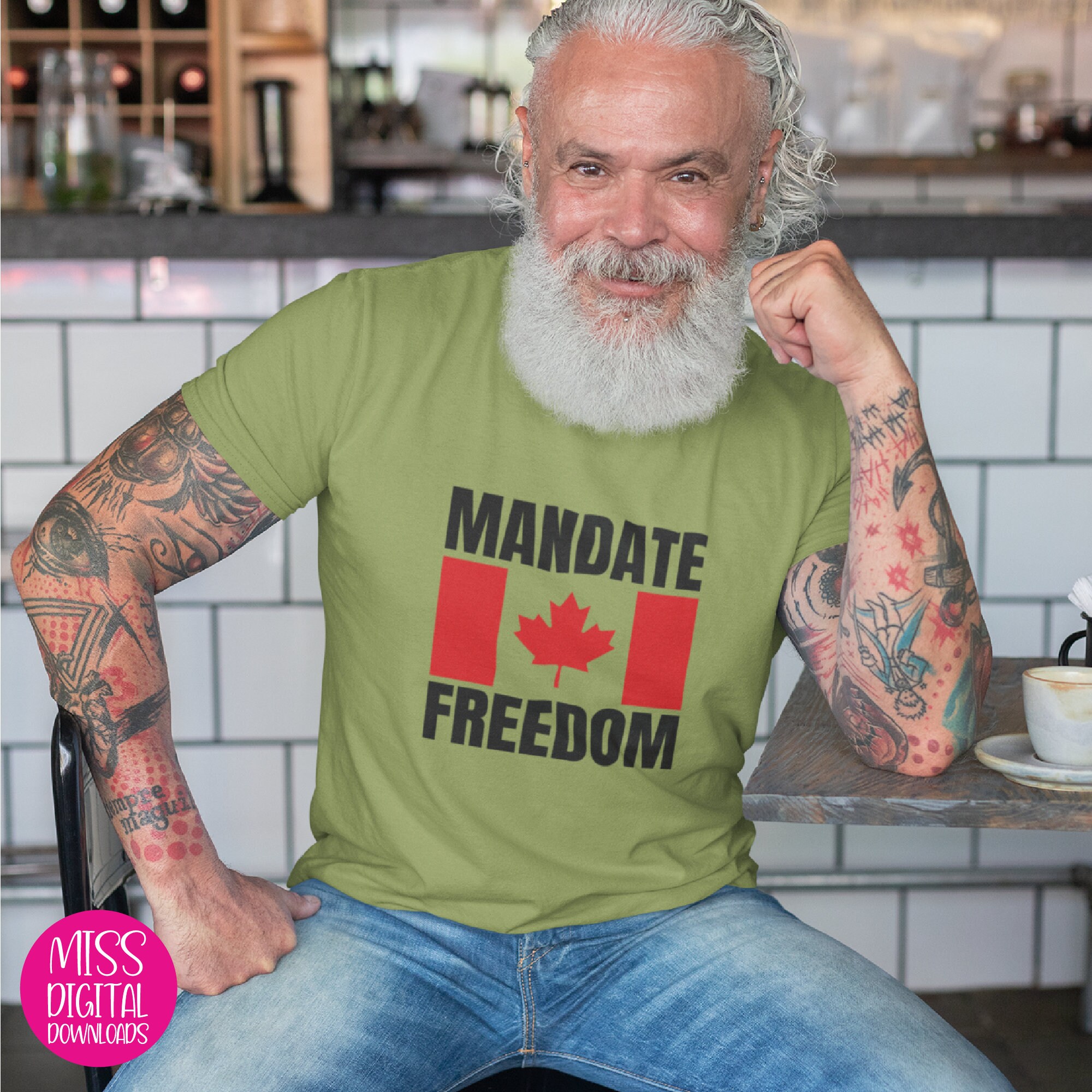 Mandate Freedom, SVG & PNG Bundle, Digital Download, Canada Flag, End ...