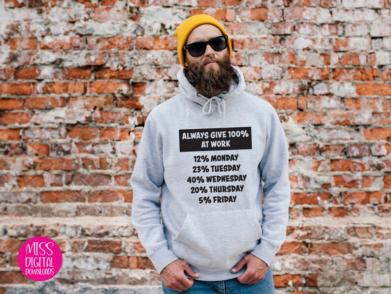 Always Give 100% at Work SVG and PNG Sublimation Cut File - Etsy