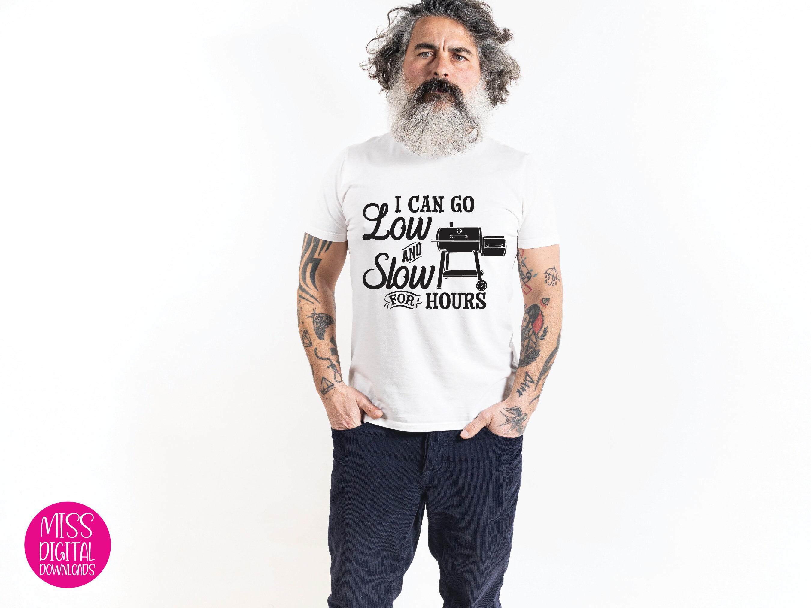 I Can Go Low and Slow for Hours SVG/PNG: Sublimation, Cricut Cut File ...