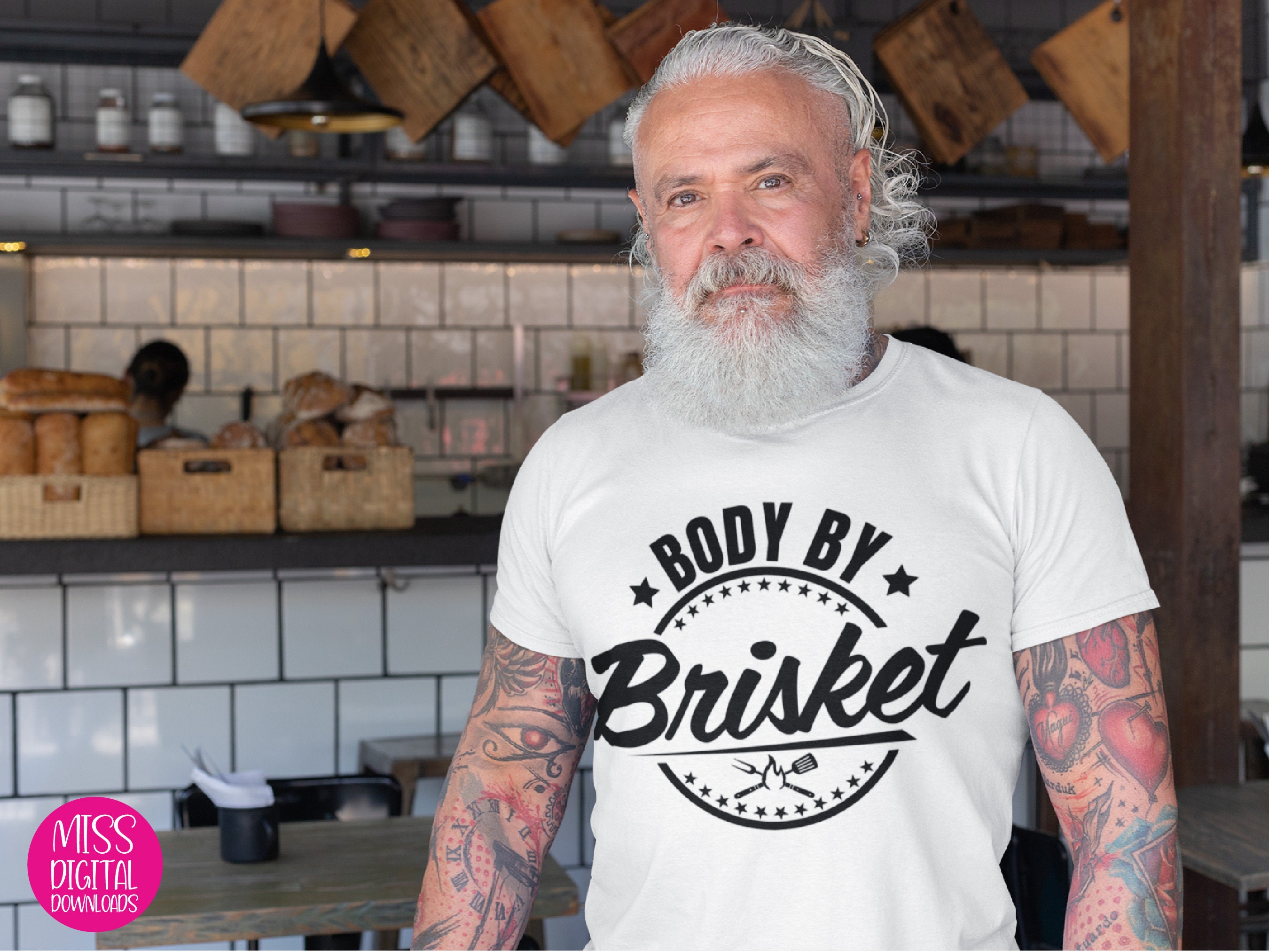 Body by Brisket, SVG and PNG Sublimation Cricut Cut File, Funny Beef ...