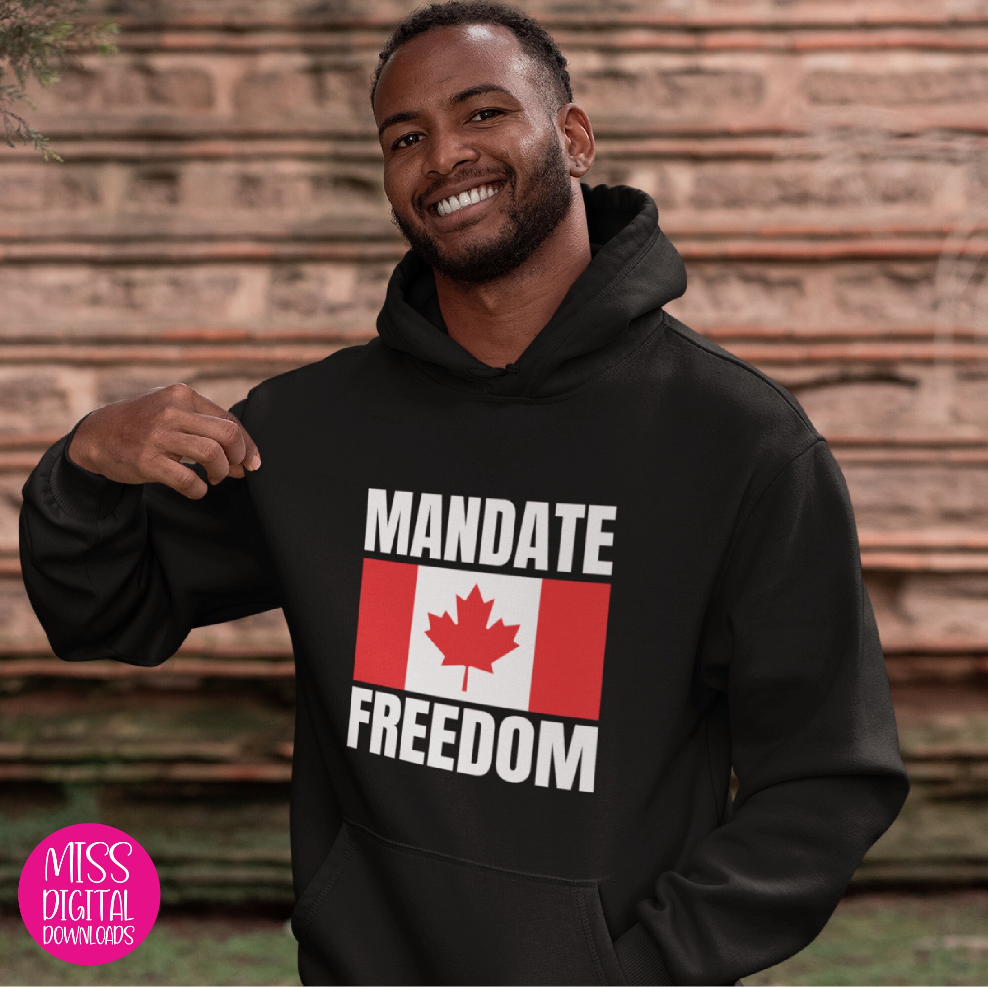 Mandate Freedom, SVG & PNG Bundle, Digital Download, Canada Flag, End ...