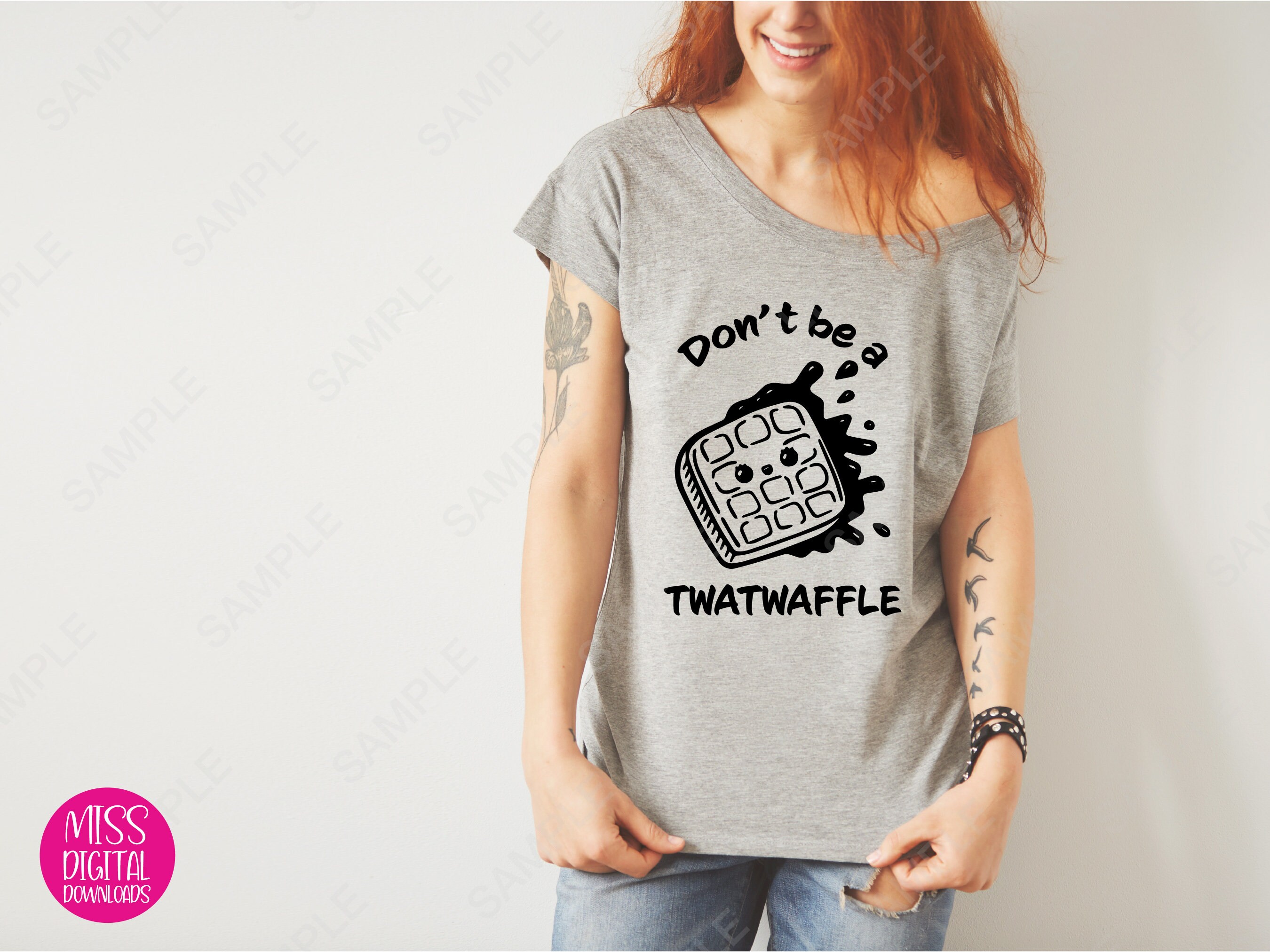 Don't Be a Twatwaffle, SVG and PNG: Sublimation, Cricut Cut File Adult ...