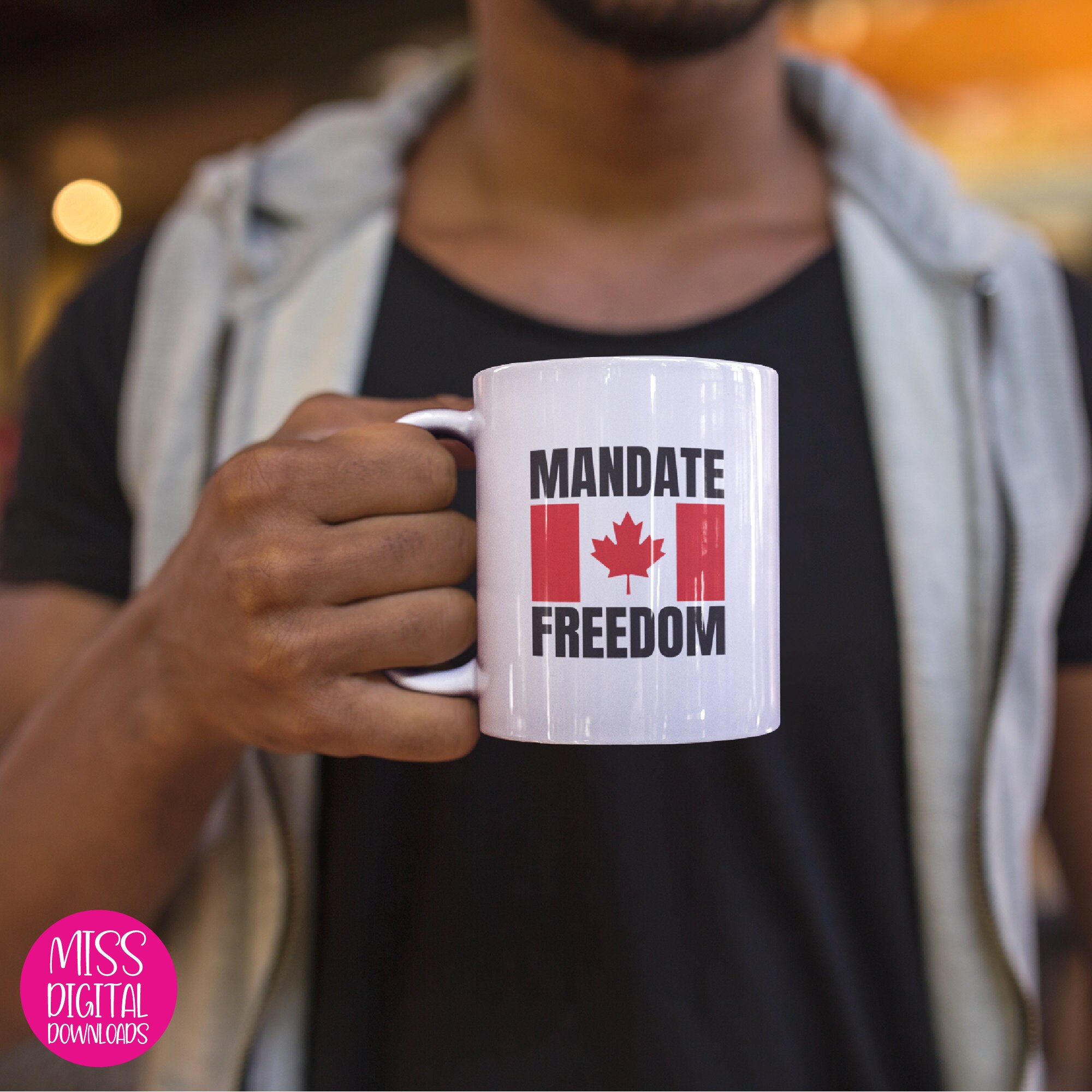 Mandate Freedom, SVG & PNG Bundle, Digital Download, Canada Flag, End ...