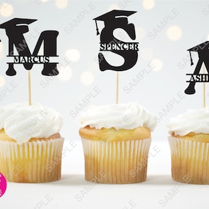 School Graduation Split Monogram SVG and PNG Cut Files: Digital ...