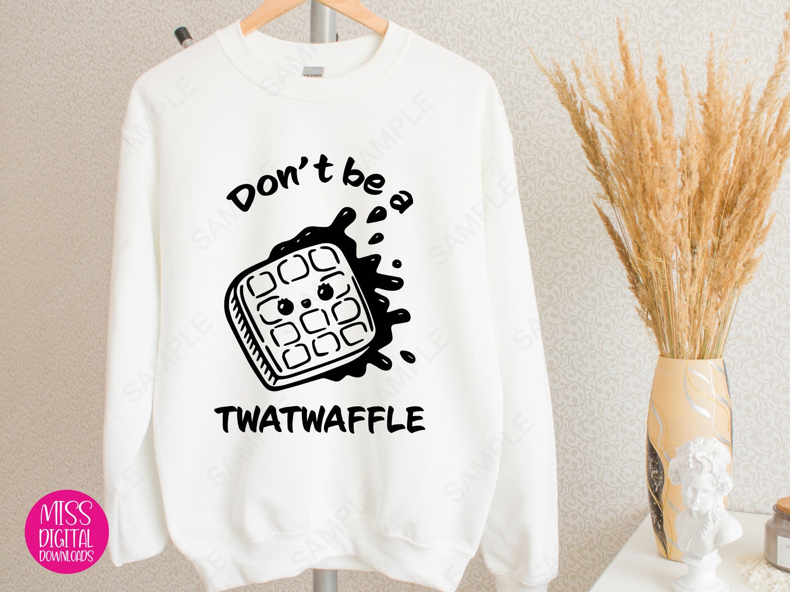 Don't Be a Twatwaffle, SVG and PNG: Sublimation, Cricut Cut File Adult ...