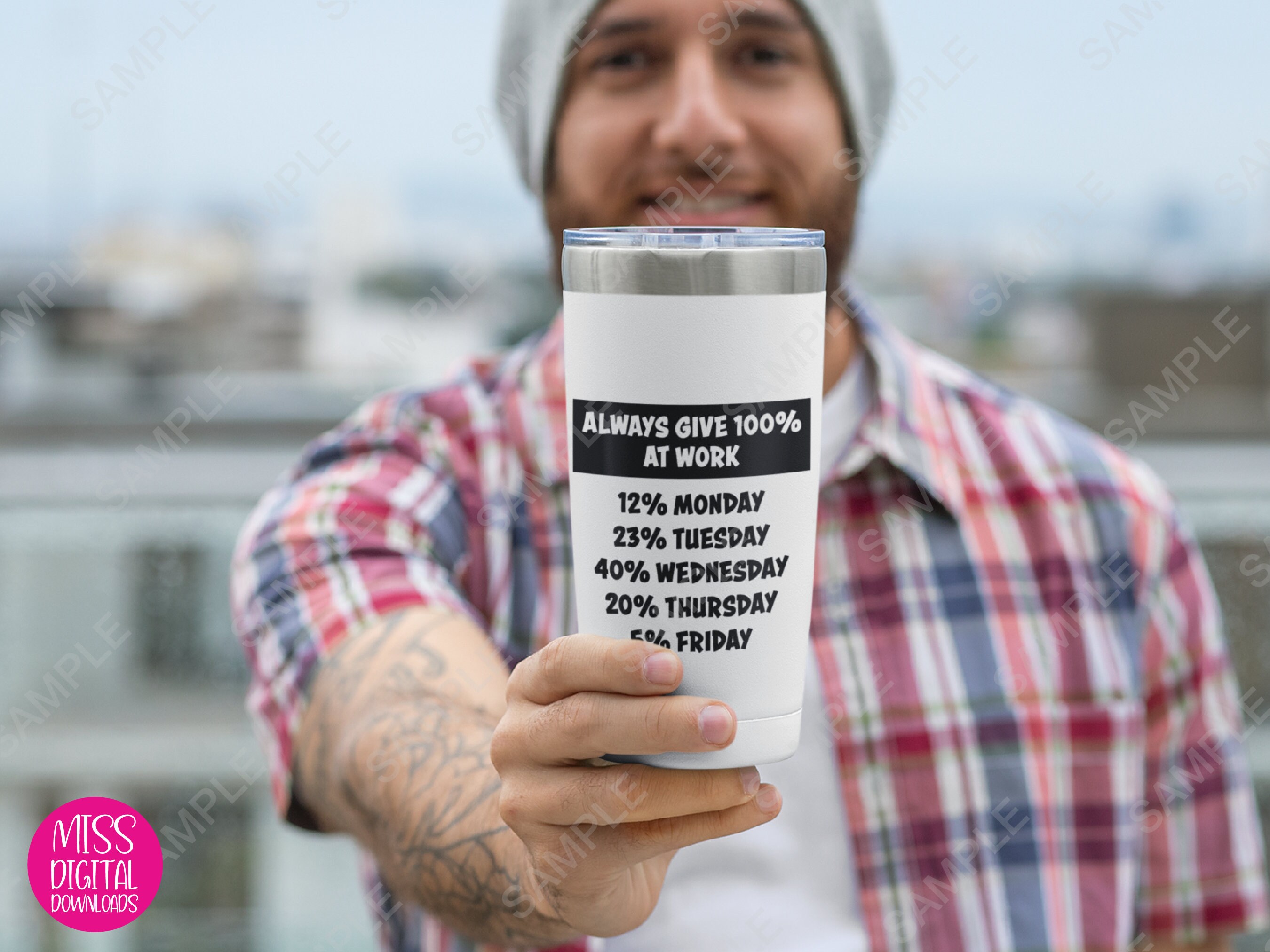 Always Give 100% at Work SVG and PNG Sublimation Cut File - Etsy