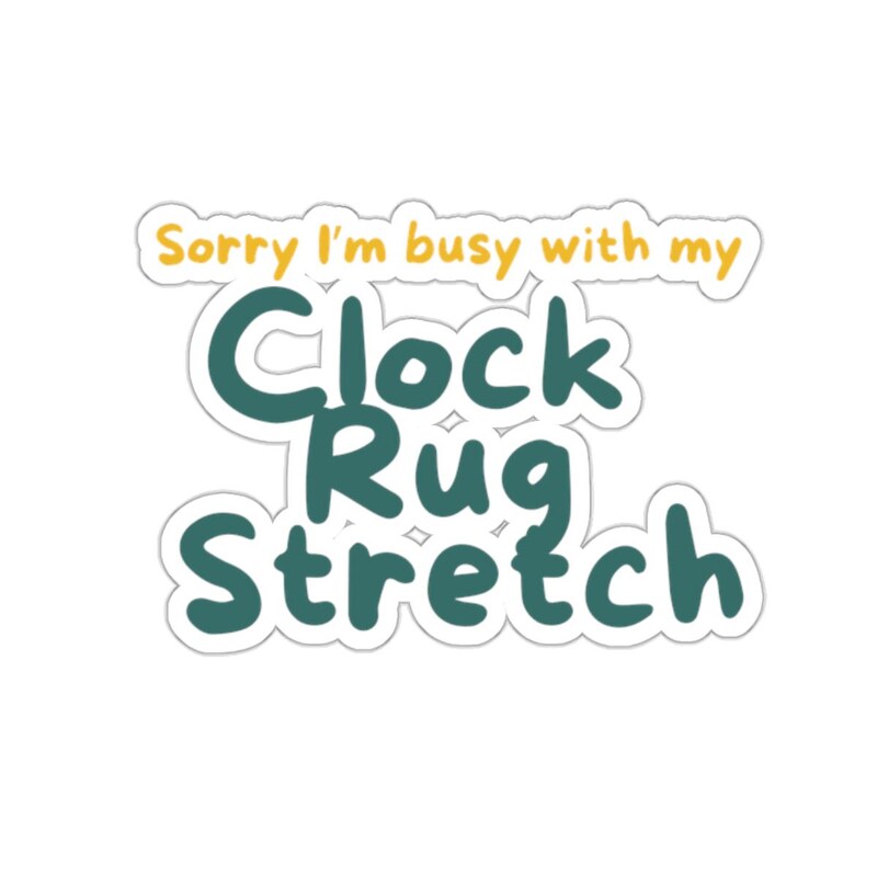 The Big Comfy Couch Clock Rug - Etsy