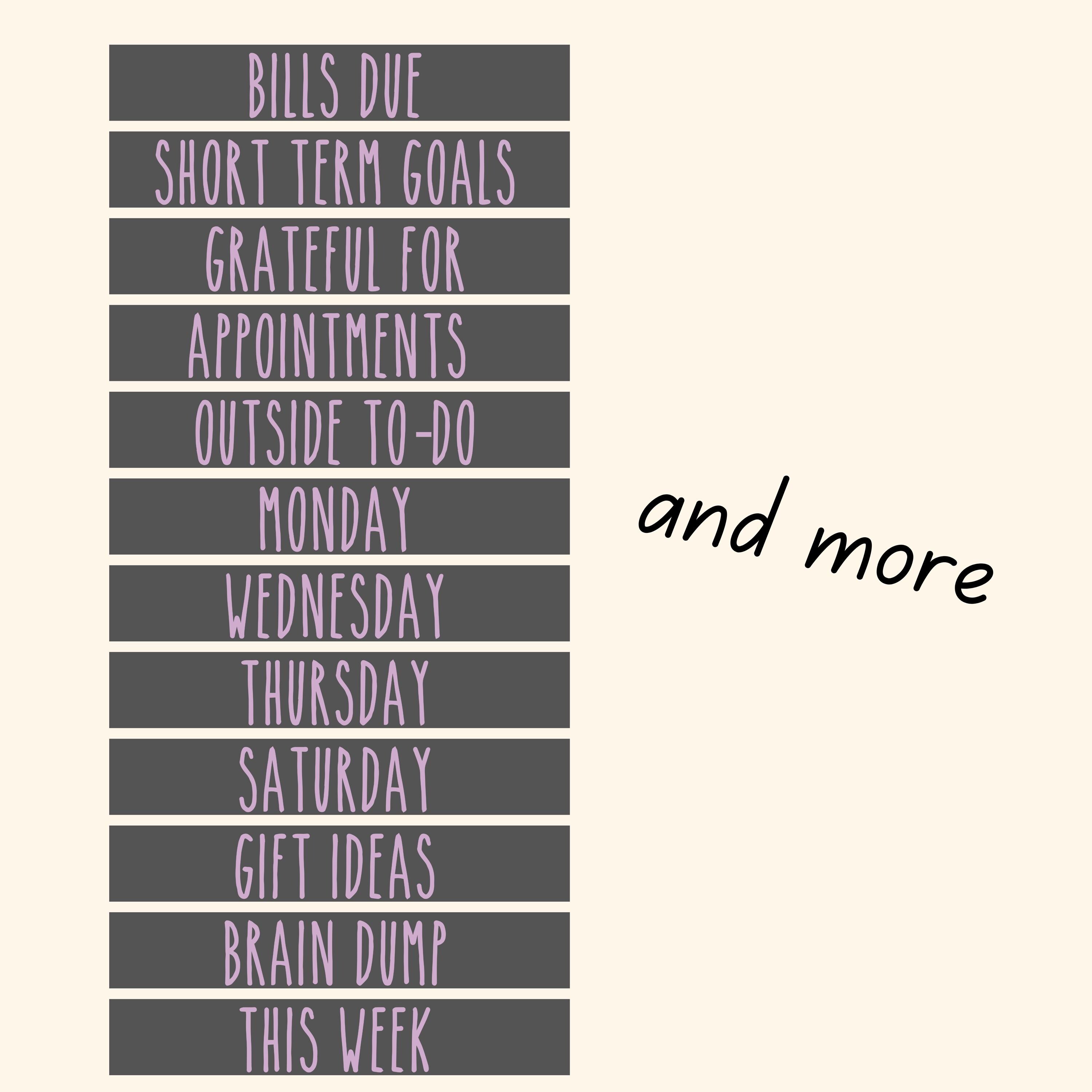 Rae Dunn Inspired Simple Google Keep Headers (30) - Etsy