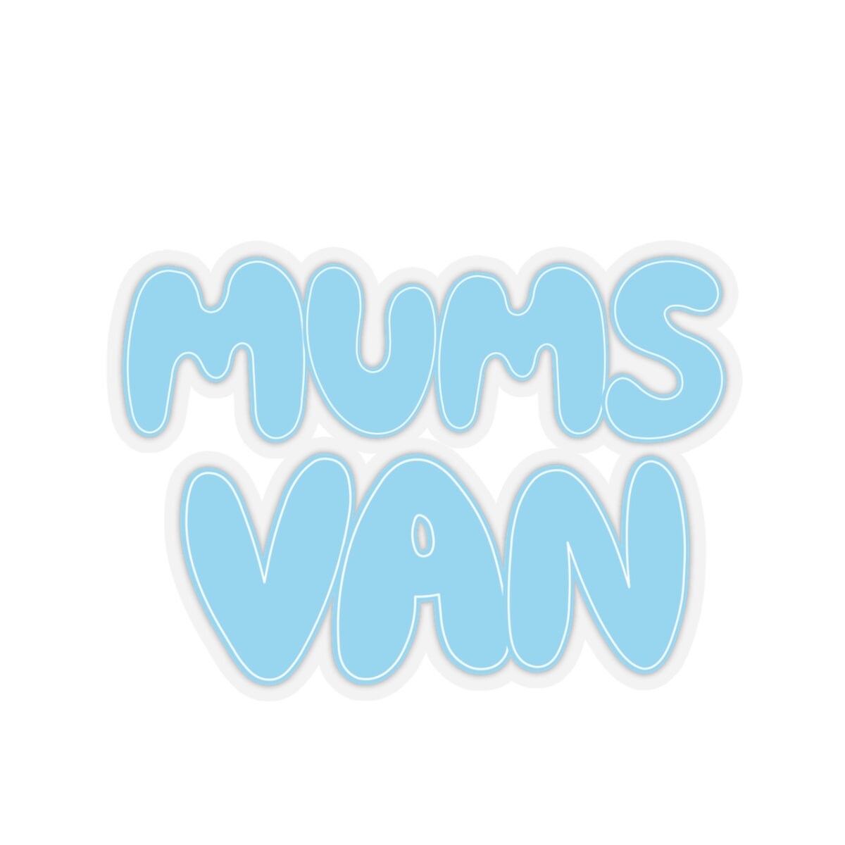 Mums Van Bluey Style Decal - Etsy
