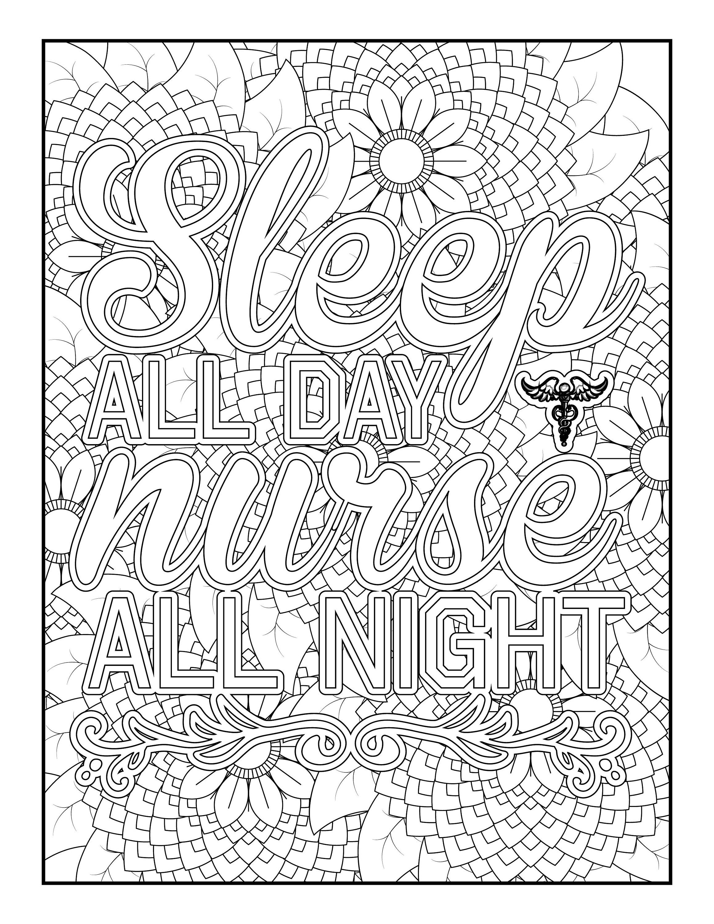 Nurse Coloring Pages (40), Mandala Coloring Pages, Nurse Coloring Book ...