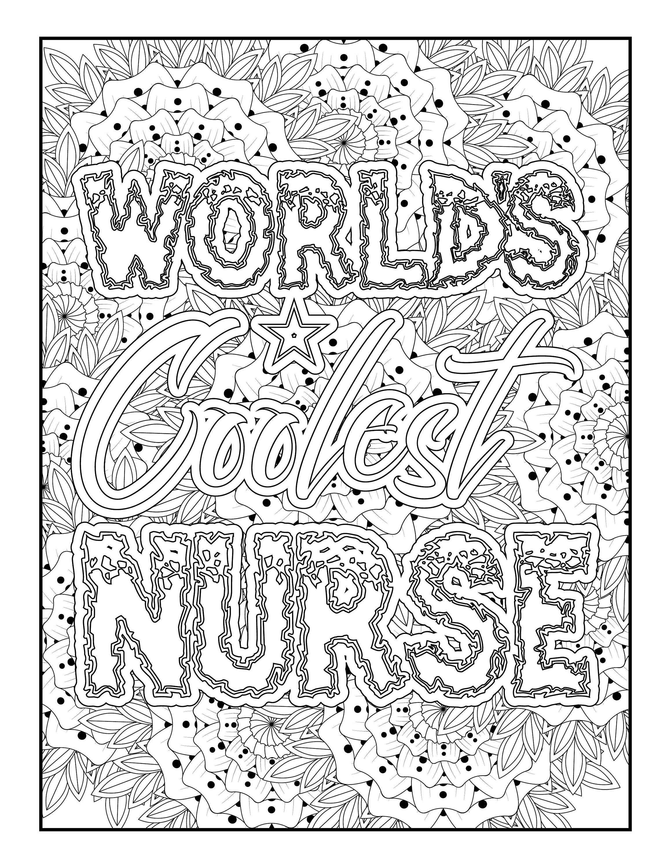 Nurse Coloring Pages (40), Mandala Coloring Pages, Nurse Coloring Book ...