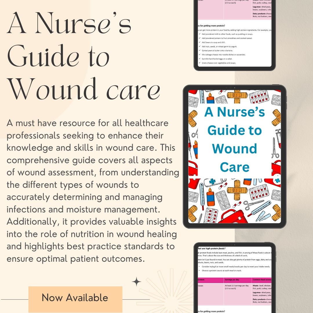 A Nurse's Guide to Wound Care - Etsy