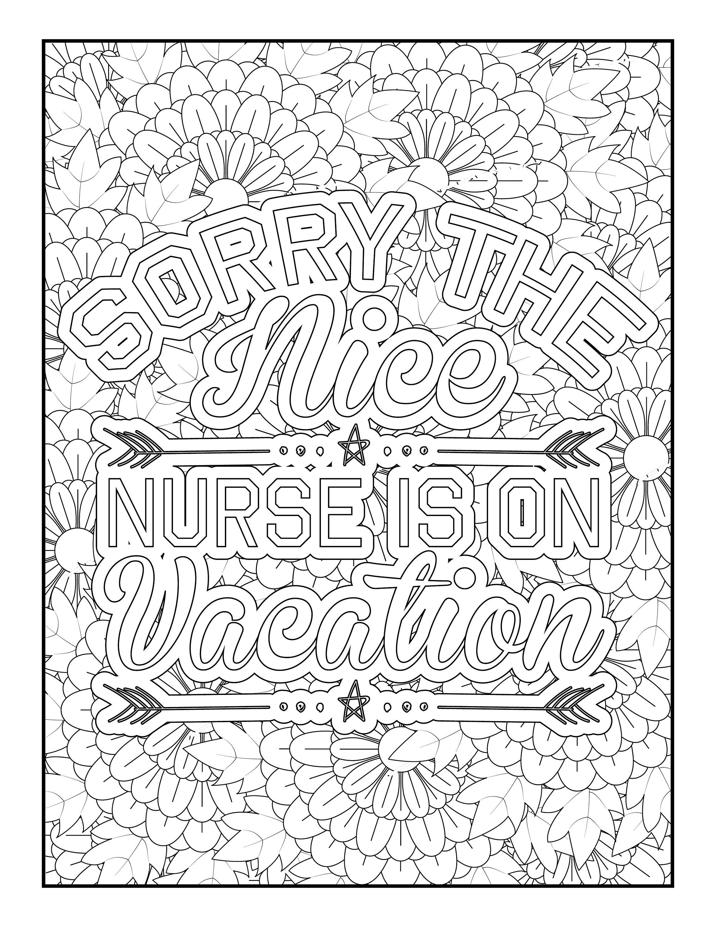 Nurse Coloring Pages (40), Mandala Coloring Pages, Nurse Coloring Book ...