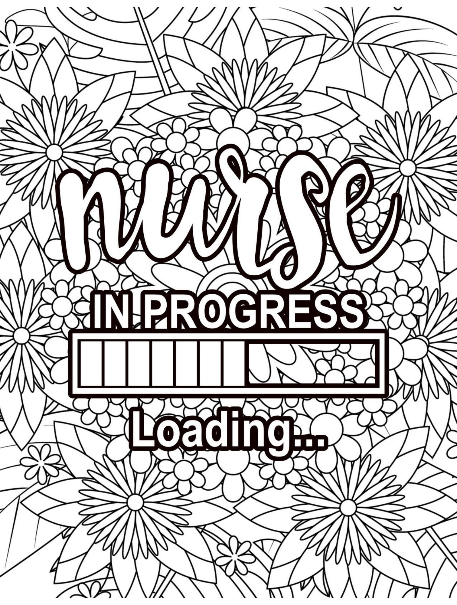 Nurse Coloring Pages (64), Mandella - Etsy
