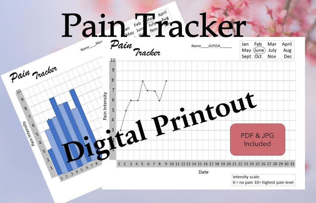 Pain Tracker: Printable - Etsy