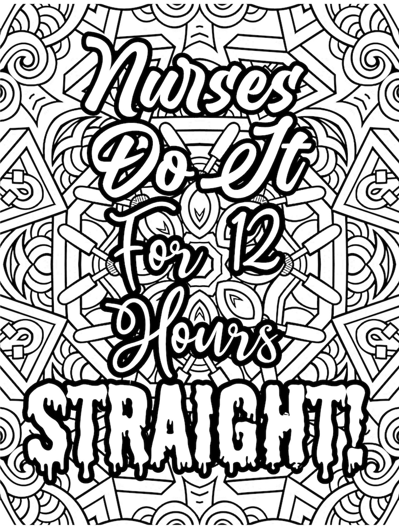 Nurse Coloring Pages (64), Mandella - Etsy