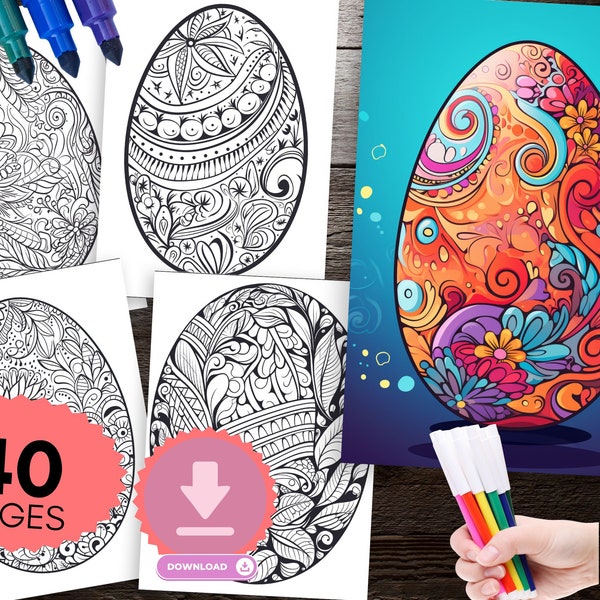 Easter Zentangle - Etsy