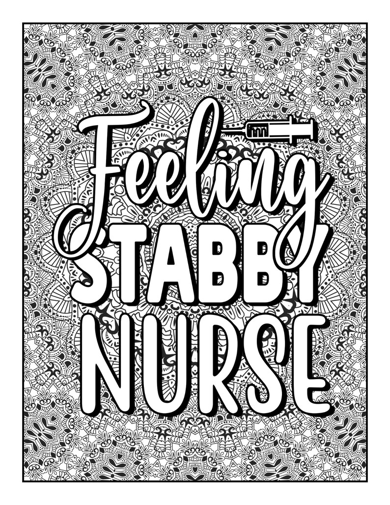 Nurse Coloring Pages (42), Mandella - Etsy