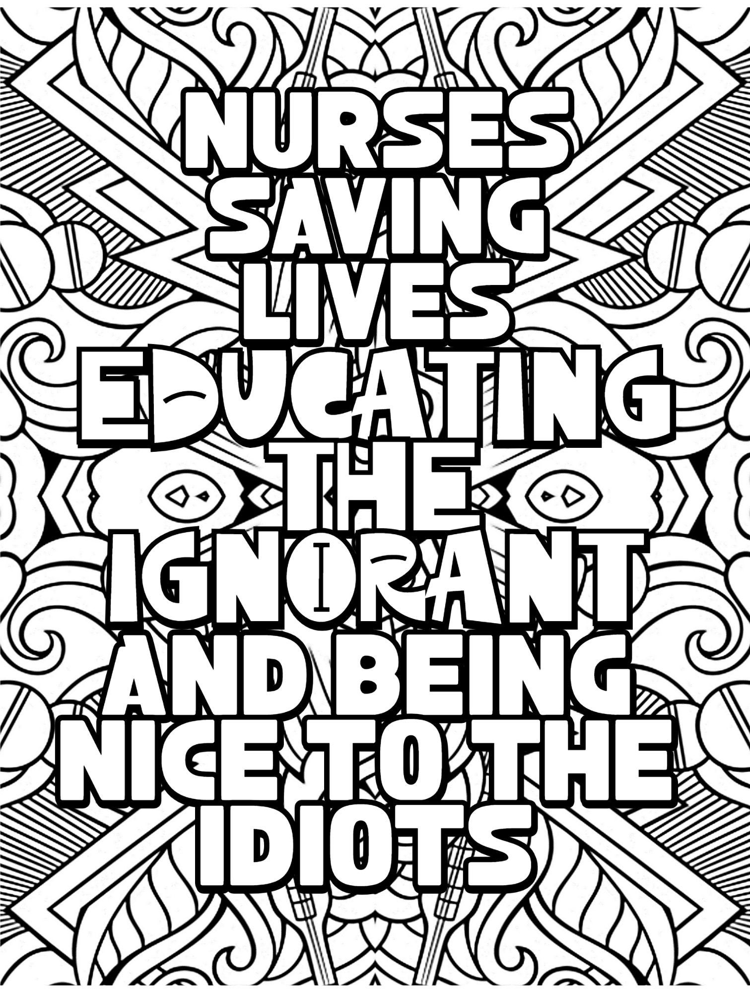 Nurse Coloring Pages (64), Mandella - Etsy
