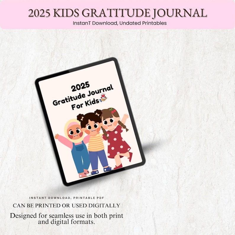 2025 Gratitude Journal for Kids, Children's Diary, Kids Writing ...