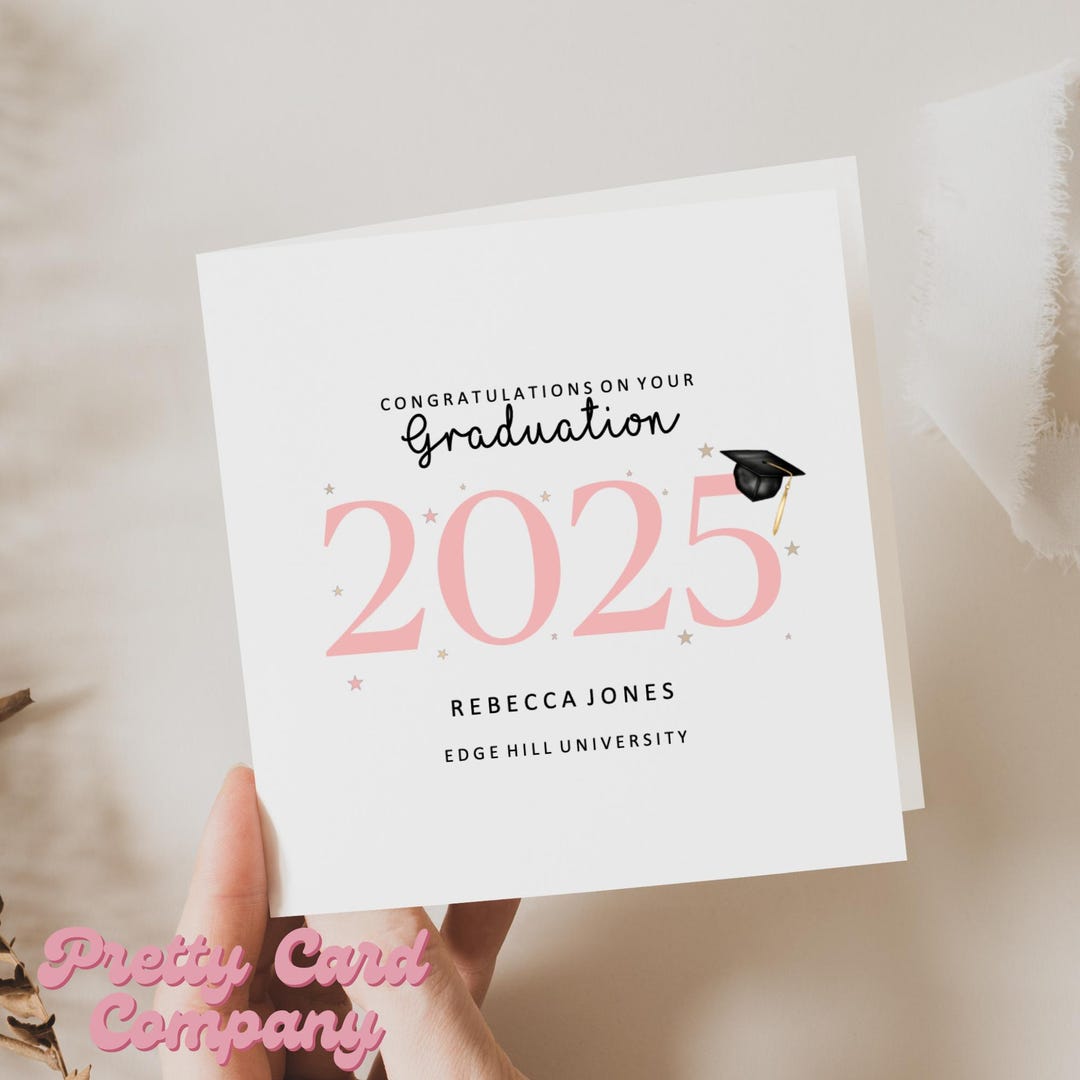 Personalised Graduation Card, You've Graduated Card, Celebration Card ...