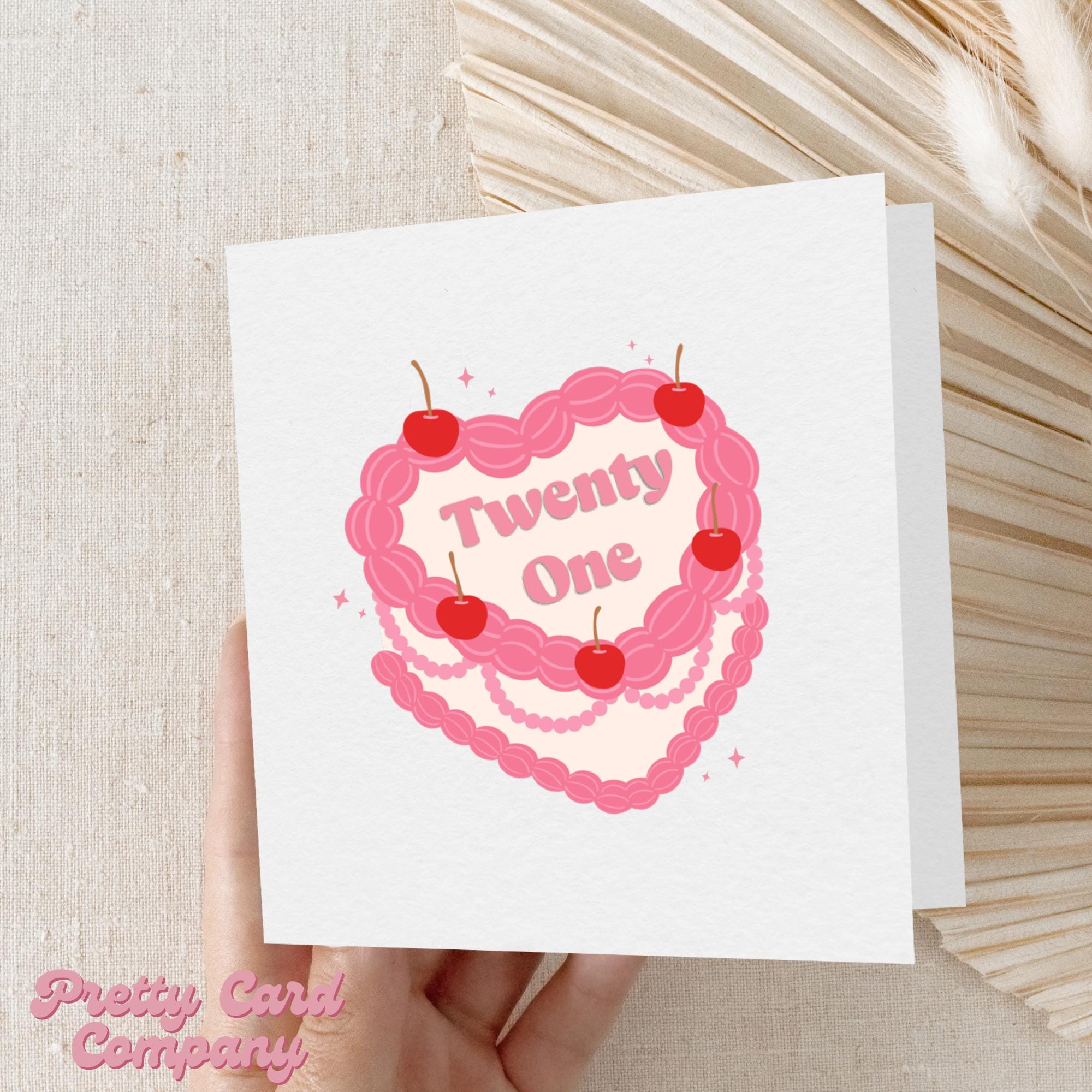 21st Birthday Card, 21st Birthday Card for Daughter, Friend, Sister ...