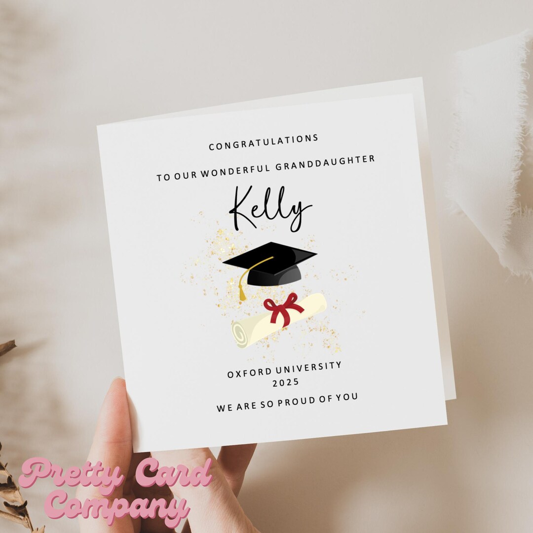 Granddaughter Graduation Card, Congratulations on Your Graduation ...