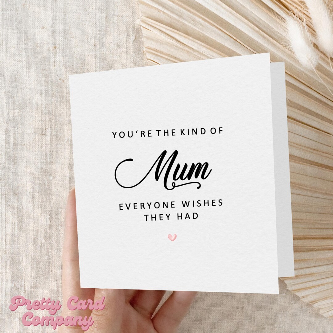 Mothers Day Card, Mother's Day Card for Mum, Happy Mother's Day, Mum ...