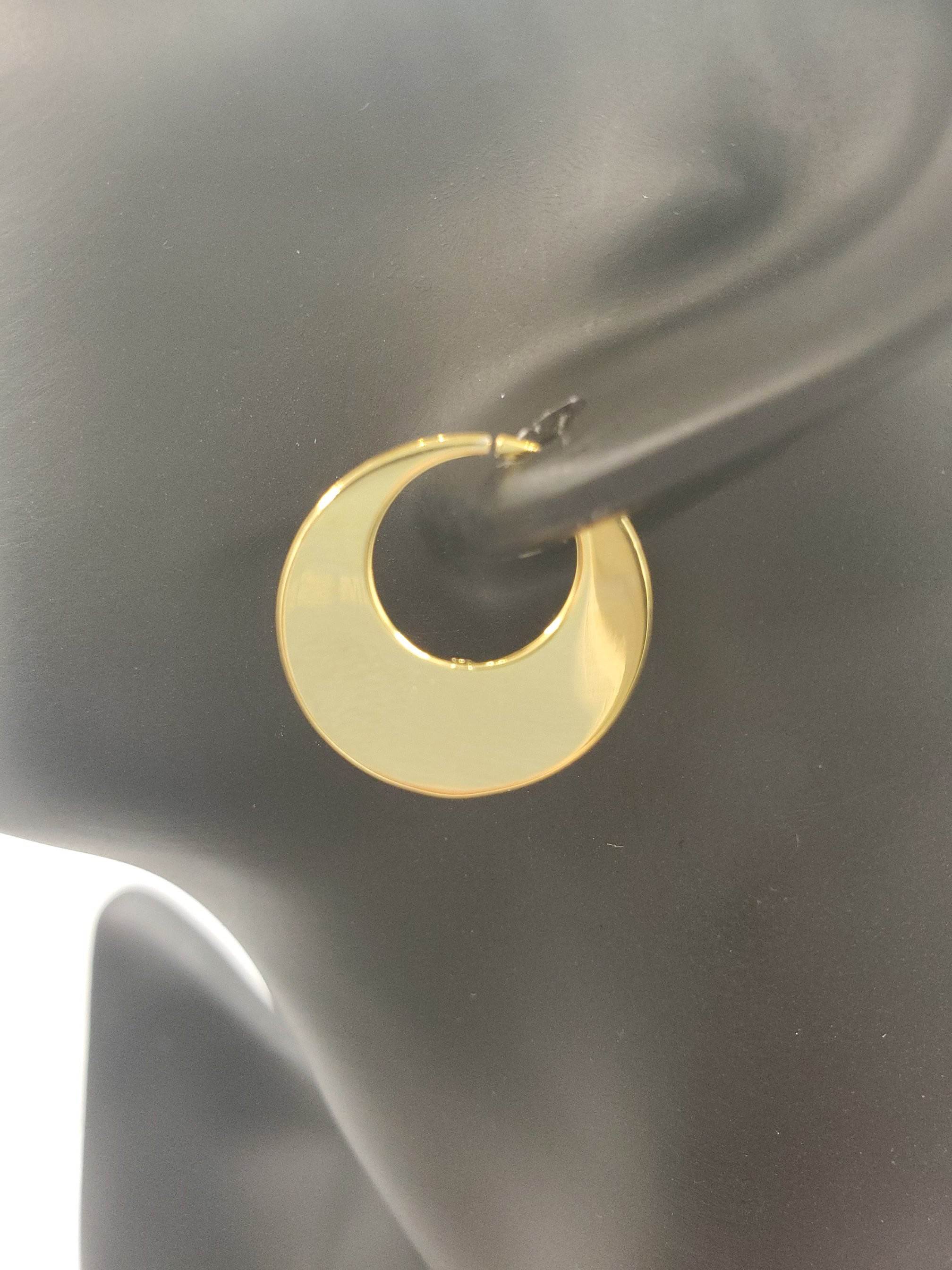 Plain Nattiyan Earrings 18k Gold Plated | Jewelry Made From Our Hearts ...