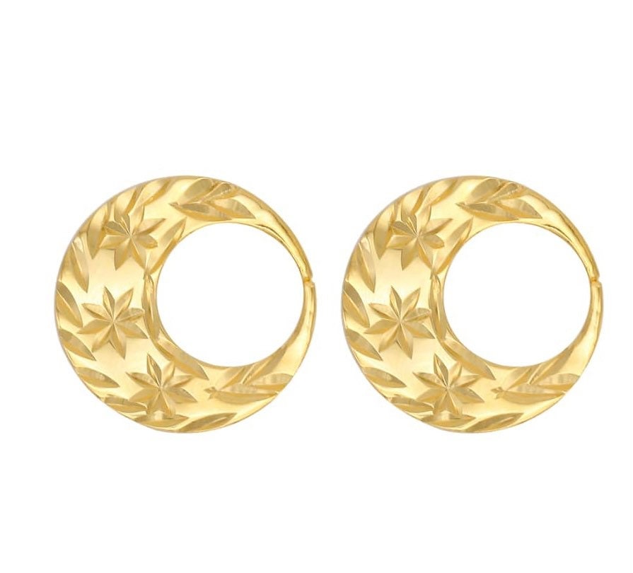 Classic and Modern PVD 18k Gold Filled Nattiyan Earrings SKU: CGP2/CGP3 ...